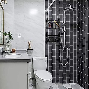 CozyCabin Mesh Shower Caddy Portable Toiletry Tote Bag, Quick Dry, Bath & Toiletry Organizer Bag for College Dorm Bathroom Gym