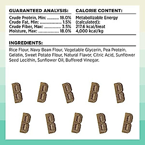 BIXBI Natural Dog Dental Care Chews Oral Health Dog Treats, for Medium/Large Size Dogs, 15 Treat Pack