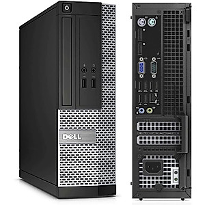 Dell OptiPlex Computer Desktop PC, Intel Core i5-3rd, 8GB RAM, 1TB HDD, MTG New 22 inch LED Monitor, RGB Speaker and Keyboard Mouse, WiFi, Windows 10 Pro (Renewed)