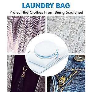 Plusmart Delicate Clothes Laundry Wash Bag, Mesh Laundry Bag for Delicates,Mesh Lingerie Bag, Bra Garment Laundry Bag Mesh, Underwear wash Bag, 5 Pack