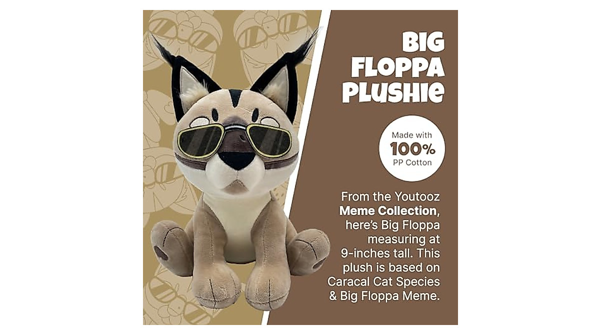 Big Floppa Plushie - Your Cute Meme Companion