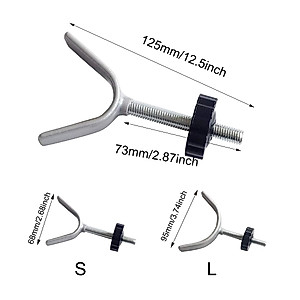 EKDJKK 2Pcs Baby Gate Extra Long Y Spindle M10 (10mm) Stair Banister Adapter Y Threaded Spindle Rods for Pressure Mounted Baby and Pet Safety Gates Baby Tension Gate Extender (White)