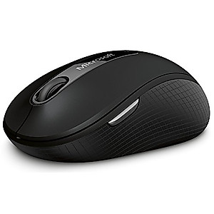 Microsoft Wireless Mobile Mouse 4000 - Graphite. Comfortable Ergonomic design, Wireless, USB 2.0 with Nano transceiver for PC/Laptop/Desktop, works with Mac/Windows Computers