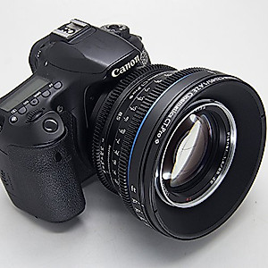 Cinematics Cine Lens Carl Zeiss ZE 85mm F1.4 Manual iris for Canon EF Mount