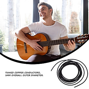 rosenice 4-Conductor Shielded Wire Guitar Circuit Wiring Hookup Wire Pickup Cable