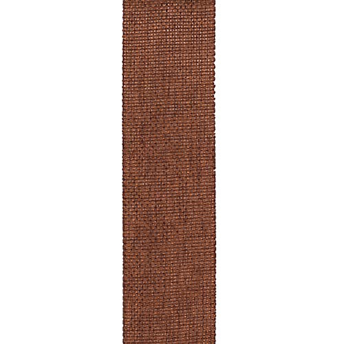 Berwick Offray 1.5" Wide Rustic Saddle Polyester Ribbon, Mud Pie Brown, 3 Yards