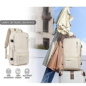 Alkyne Bidmanba Backpack, Large Travel Backpack Waterproof Hiking Rucksack, 15.6 Inch Laptop Backpack Grey College Backpack (Black)