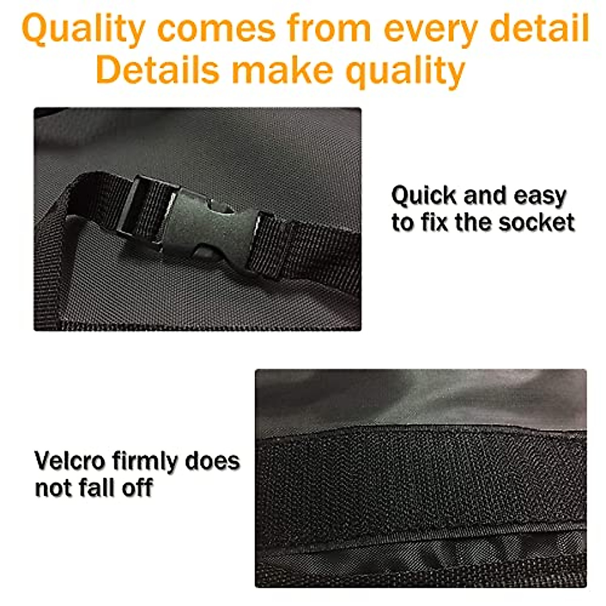 JUSTTOP Car Organizer Backseat Car Storage for SUV Trunk, Car Trunk Tidy Storage Bag with Lids