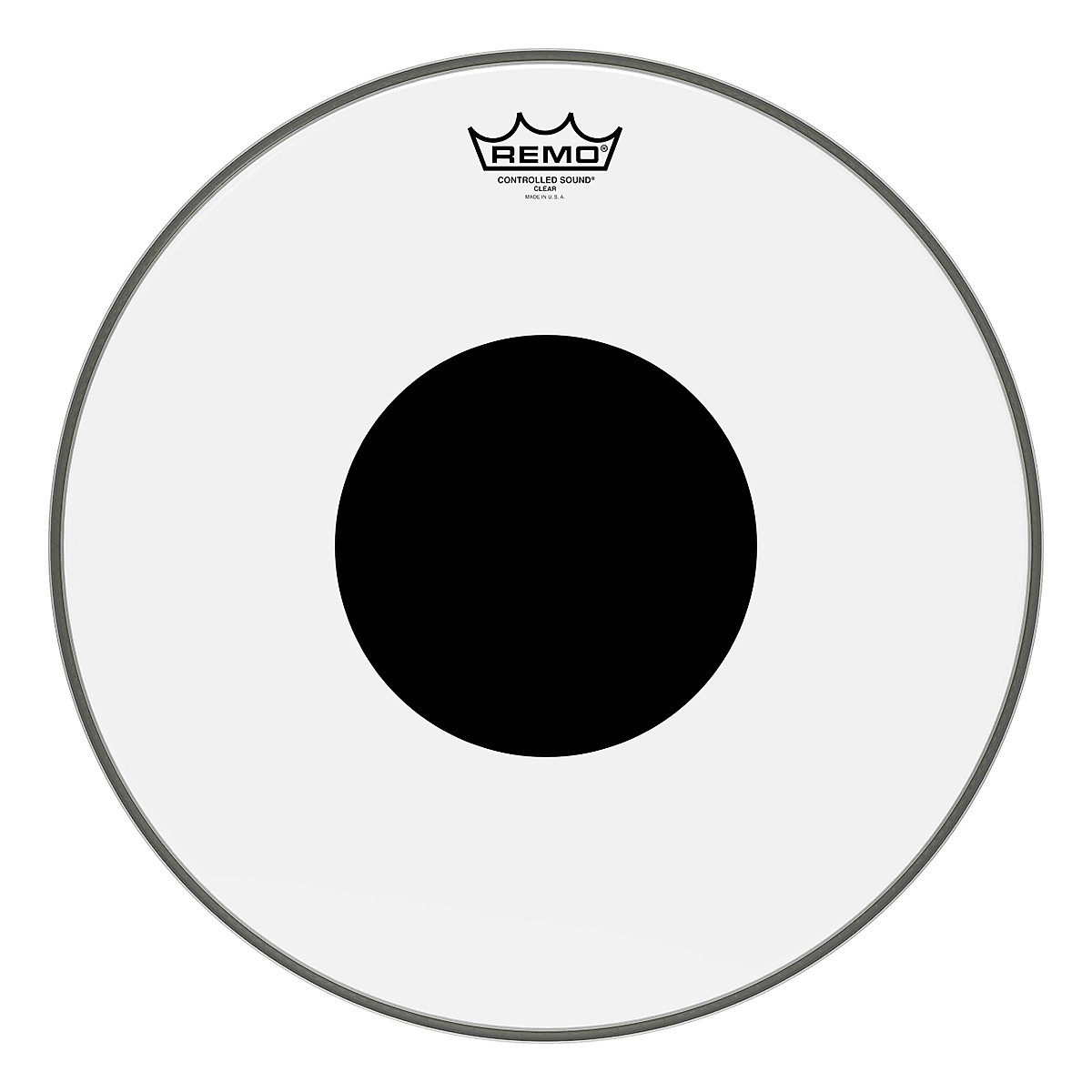 Remo Controlled Sound Clear Drum Head with Black Dot - 16 Inch