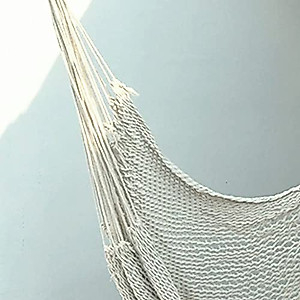 Hammock Chair Porch for Seat Woven Hanging Rope String Netted Swing Outdoor Indoor Garden Furniture for Yard Bedroo