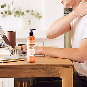 Dr. Bronner's - Organic Lotion (Orange Lavender, 8 Ounce) - Body Lotion and Moisturizer, Certified Organic, Soothing for Hands, Face and Body, Highly Emollient, Nourishes and Hydrates, Vegan, Non-GMO