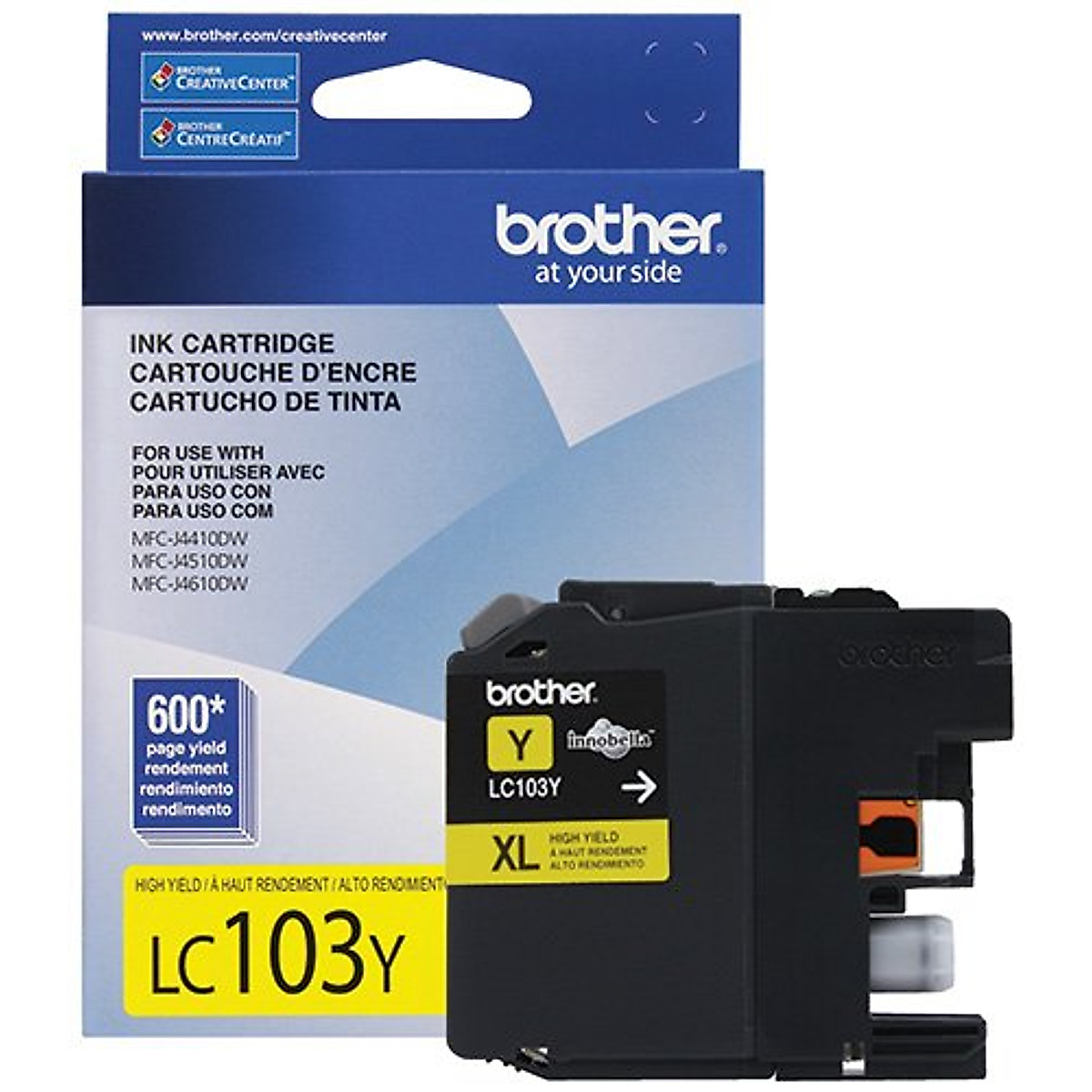 Brother LC103Y Yellow Original High Capacity Ink C