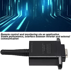 Hilitand Solar Inverter, WiFi Module Wireless RS232 Communication Port APP Control Remote Monitor Module for Solar Photovoltaic Power