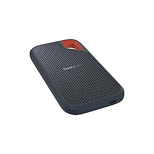 SanDisk 1TB Extreme Portable External SSD - Up to 550MB/s - USB-C, USB 3.1 - SDSSDE60-1T00-G25