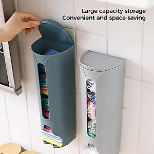 2023 Newest Wall Mounted Socks Panties Storage Box, Wall Mounted Underwear Storage Box, Punch Free Multifunctional Storage Box for Storing Panty, Lingerie, Ties (Grey)