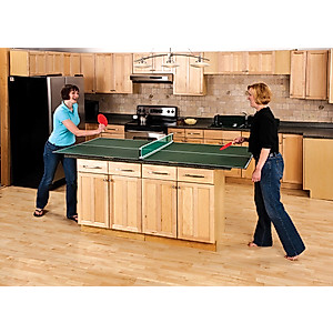 Viper by GLD Products 3-in-1 Portable Table Tennis Top, Turn Any Surface into a Game Table for Quick Paced Fun in Any Location, Green, one Size