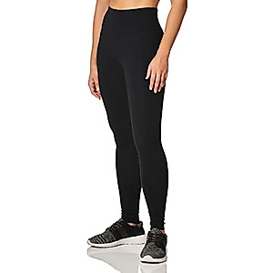 Spalding Women's High-Waisted Cotton Leggings | Comfortable Yoga Pants | Black | 1X