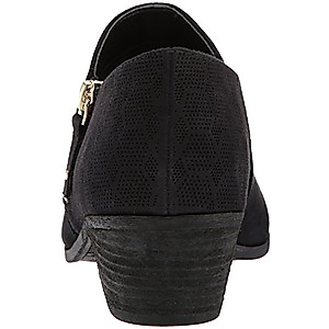 Dr. Scholl's Shoes womens Brief -Ankle Ankle Boot, Black Microfiber Suede, 7 US