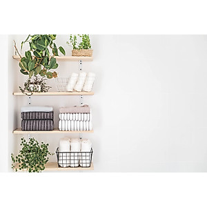 B&B HARDWARE Cabinet Shelves - 3/4'' Thick - Custom Organize Space with Stylish Shelves - Perfect Solution for Home & Office - Melamine Shelves Cut to Order (16" Depth X 27'' Inches Length)