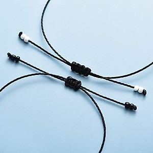 Men Valentines Day Gifts for Him Husband friend Relationship Distance Matching Bracelets for Couples Gifts Best Friends His and Hers Pinky Promise Bracelet for Teens Women Mens