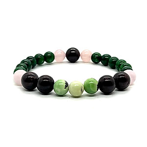 Crystals of Love Attraction Bracelet - Taurus Birthstone - Heart Chakra Association