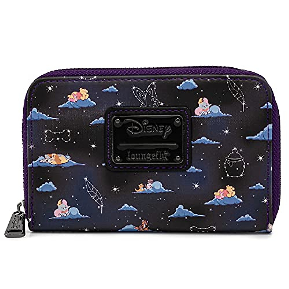 Loungefly Disney Character Animals Cloud Dreams Zip-Around Faux Leather Wallet