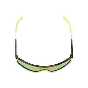 Foster Grant Sun Luv Crushing On Fun Shield Sunglasses, Neon Green, 56mm