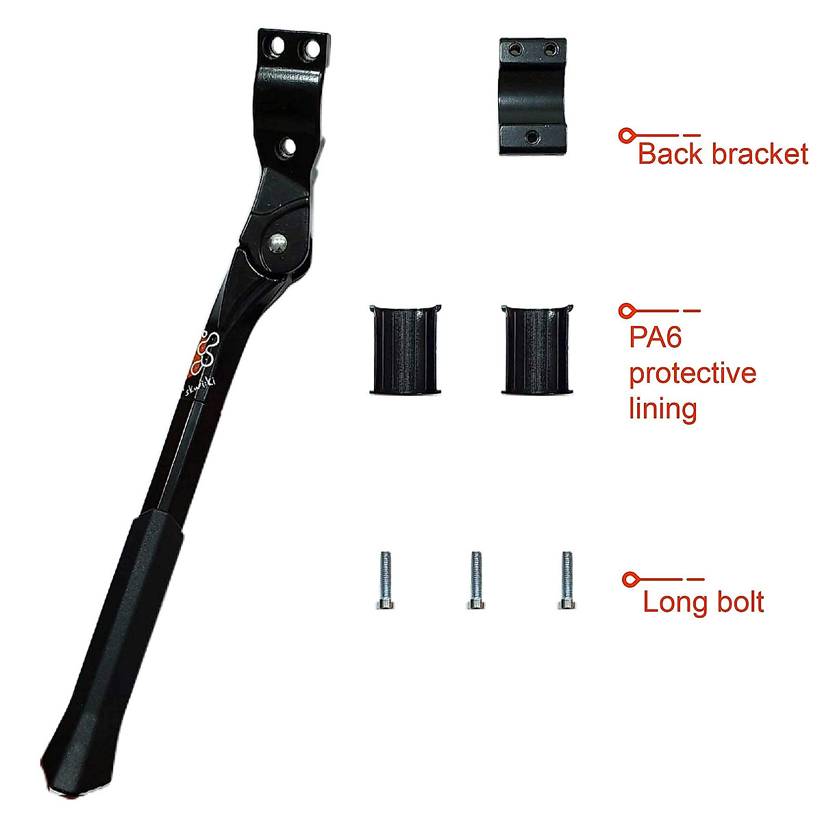 SKWI: KI Skwiki Alloy Kick Stand for Mountain Bike, BMX, Road Bike. Suitable for 26 to 29". Adjustable Height