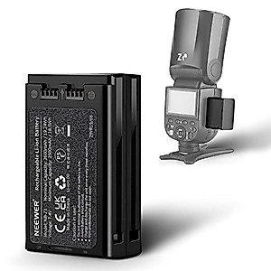 NEEWER 7.4V/2600mAh Replacement Li-ion Battery for Flash Speedlite, Lithium Battery Pack Compatible with Neewer TTL Z2-C Z2-S Z2-N, Z1-C Z1-S Z1-N, Z760-C Z760-S Z760-N Flash Speedlite, NB-Z1