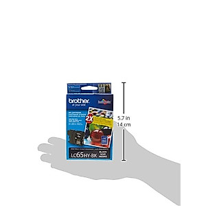 Brother, BRTLC65HYBK, LC65 High-Yield Ink Cartridges, 1 Each
