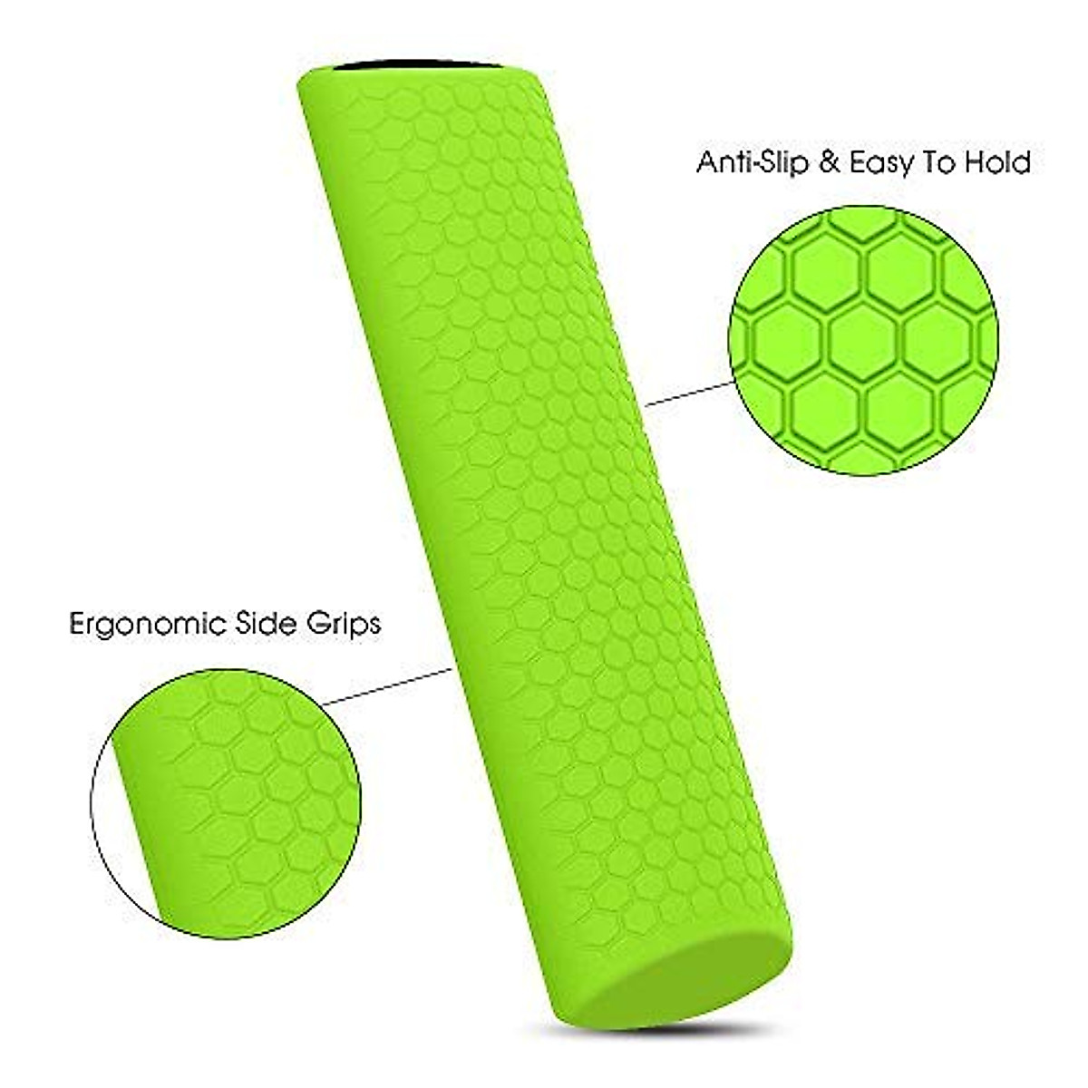 2 Pack Remote Case/Cover for Fire TV Stick 4K,Protective Silicone Holder Lightweight Anti Slip Shockproof for Fire TV Cube/3rd Gen All-New 2nd Gen Alexa Voice Remote Control-Turquoise,Green