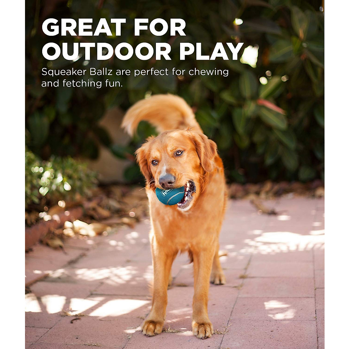 Outward Hound Squeaker Ballz Fetch Dog Toy, Small, 8- Pack