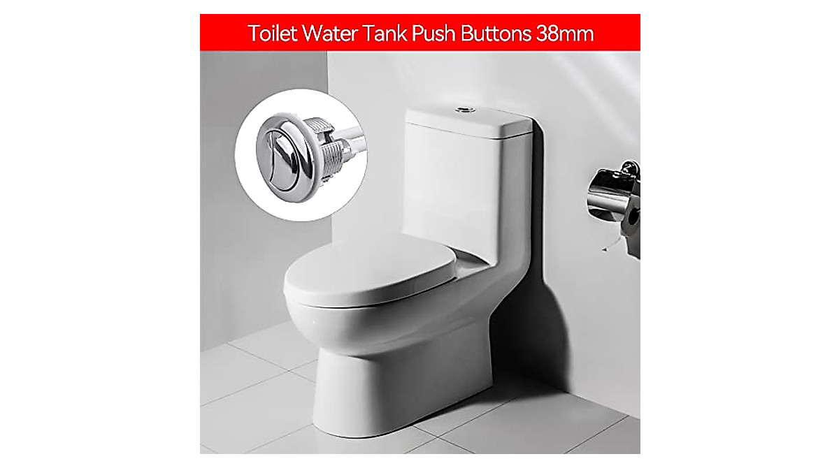 Easy Install Dual Flush Toilet Button Replacement - 38mm