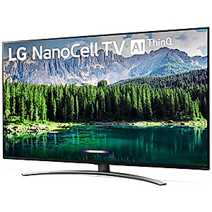 LG 49SM8600PUA Nano 8 Series 49" 4K Ultra HD Smart LED NanoCell TV (2019), Black