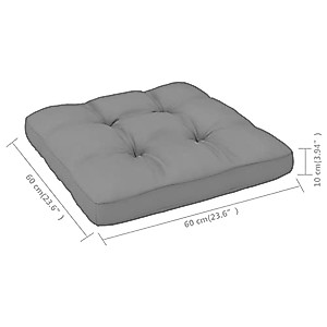 imasay Pallet Sofa Cushion Gray 23.6"x23.6"x3.9"