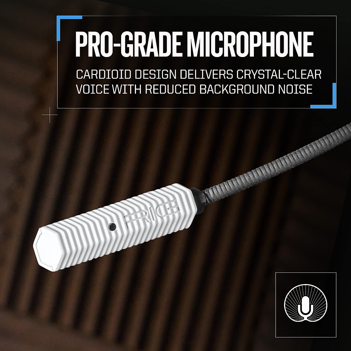 RIG 500 PRO HS GEN 2 Competition Grade PlayStation Gaming Headset for PS4, PS5 and Nintendo Switch - 50mm Speaker Drivers - Flip-to-Mute Microphone - White