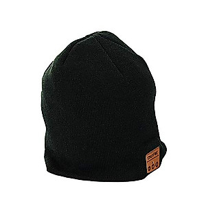 ChenFec Bluetooth 5.0 Beanie Hat Wireless Headphone Beanie caps Built-in Mic&Speaker Hands Free for Women & Men Outdoor Sport-Black