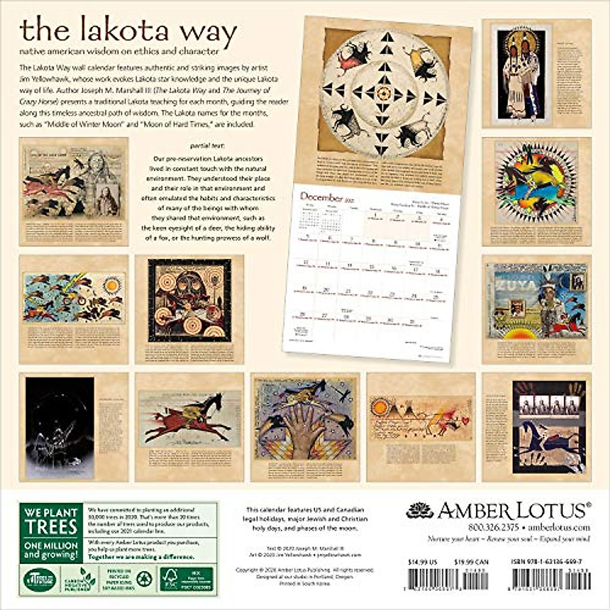 The Lakota Way 2021 Calendar: Native Americam Wisdom on Ethics and Character
