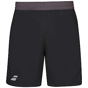 Babolat Men's Play Tennis Shorts, Black/Black (US Size XX-Large)