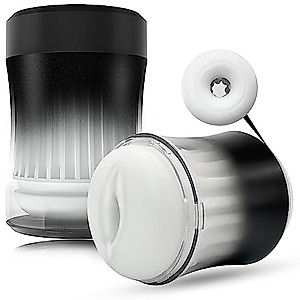 Vagina & Butt Manual Sucking Realistic Pocket Pussy for Men, Open Ended Blowjob Pocket Pussies Male Masturbator Adult Sex Toys for Men Couples, Mens Penis Stimulator Sex Toy, Man Masturbators Pleasure