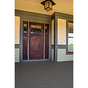 KILZ Over Armor Wood & Concrete Resurfacer, Exterior, Textured, Slate Gray, 1 Gallon