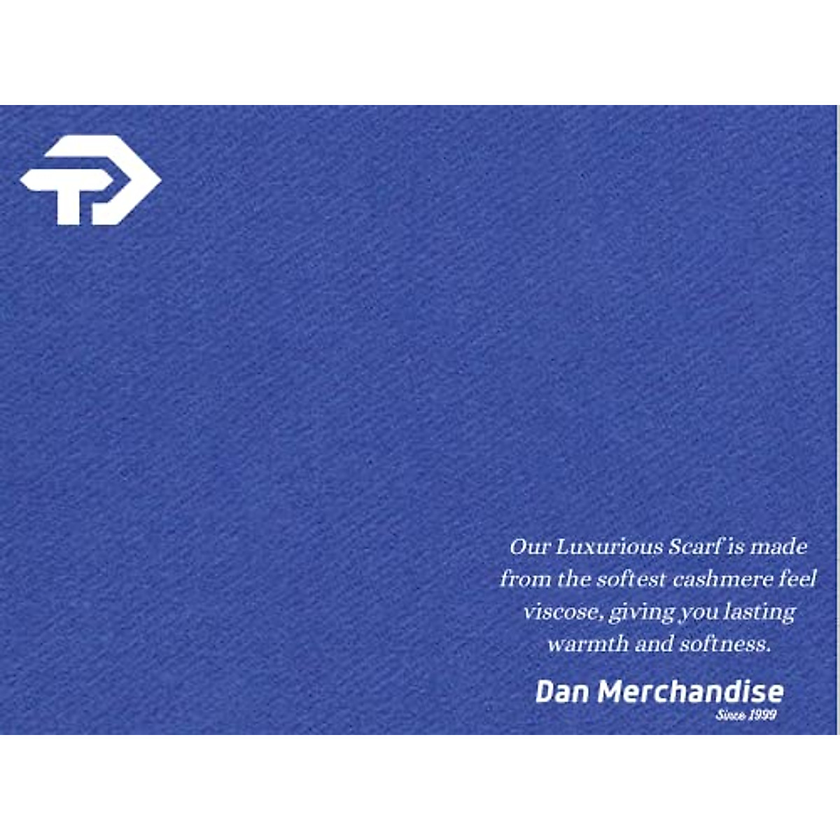 Datoni Solid Colors Long Scarf Wrap For Women Men Cashmere Feel Luxurious Scarfs Warm Cozy Shawl Extra Soft (Blue)