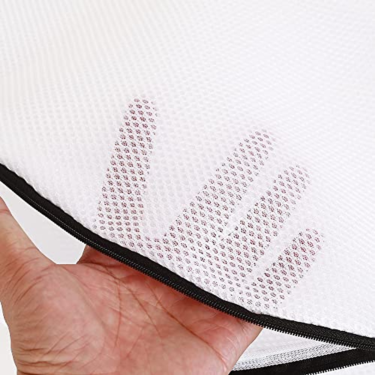 Vivifying Shoe Washing Bag, Set of 3 Mesh Shoe Laundry Bags with Zip Closure for Sneakers, Running Shoes, Socks, Bras