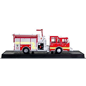 Pierce Dash Top Mount Pumper Fire Truck Diecast 1: 64 Model (Amercom GB-16)