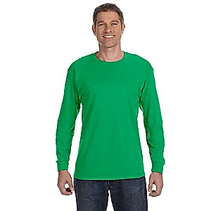 Gildan Mens 5.3 oz. Heavy Cotton Long-Sleeve T-Shirt G540 -IRISH GREEN XL
