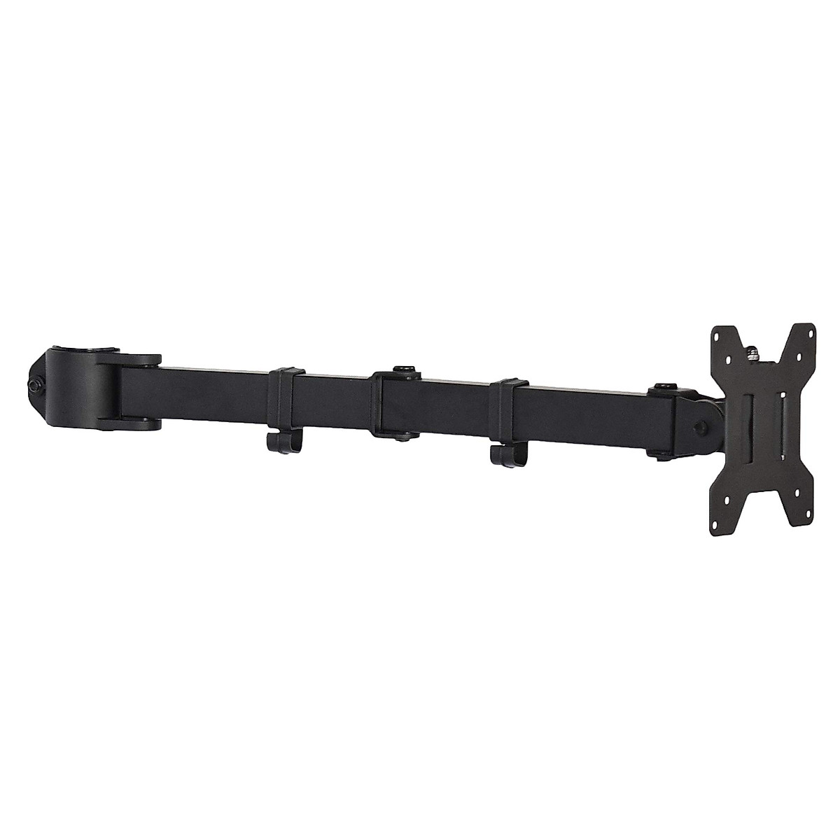 VIVO Fully Adjustable Single Monitor Arm for Desk Mount Stand, Monitor Arm for 1 Screen up to 27 inches, Black, PT-SD-AM01A