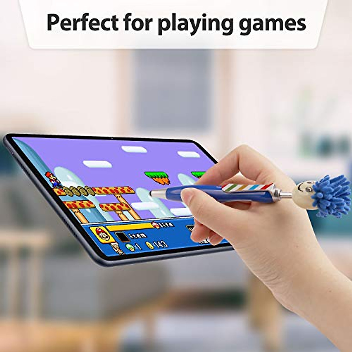 Stylus Pens for Touch Screens, StylusHome 6 Pieces Capacitive Stylus Kids for iPad iPhone Tablets Samsung Galaxy All Universal Touch Screen Devices