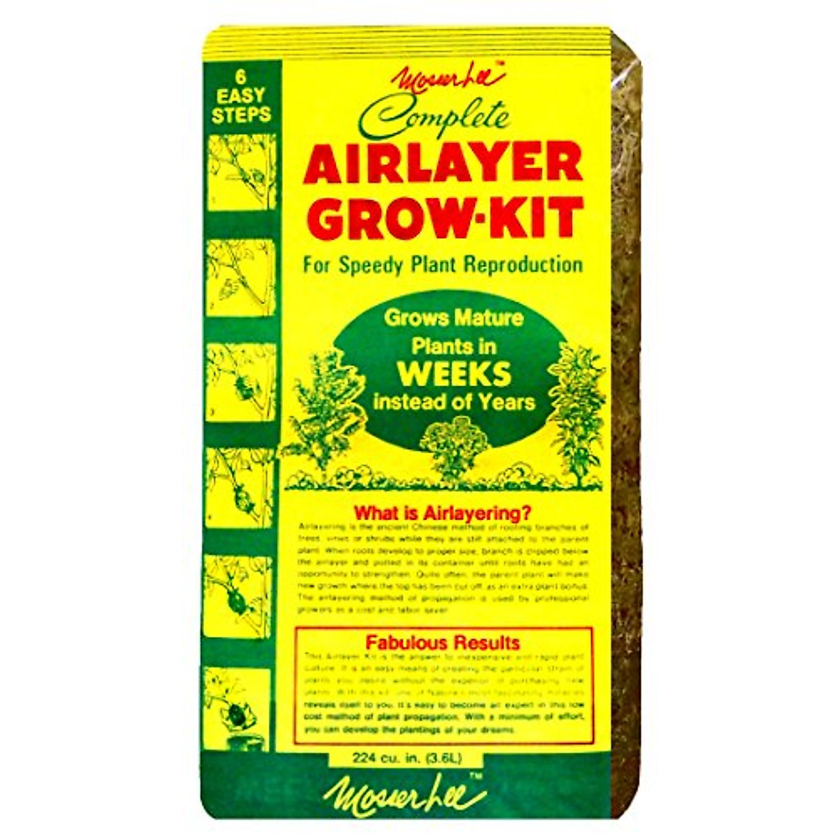 Mosser Lee ML0300 Airlayer Grow-Kit, 224 cu. in.