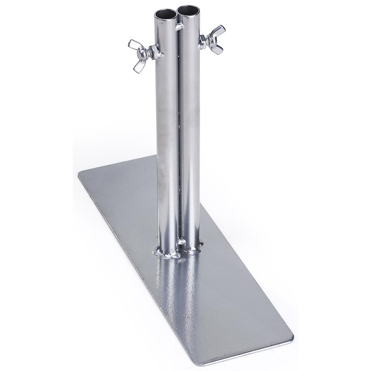 Displays2go Wire Grid Panel for Artwork, Iron Metal Construction, Powder Coated – Silver Finish (AD4PNLS)