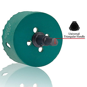 Suiwotin 2 3/4 inch/70mm Hole Saw BI-Metal Hole Saw Tools,Hole Cutter, Cut Smooth and Fast for Cornhole Boards, Wood, Plastic, Drywall, Fiberboard